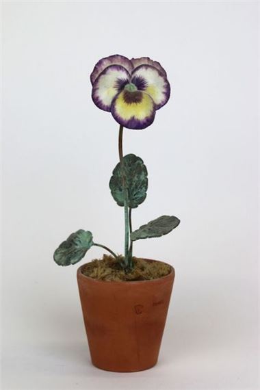 Samuel Mazy | KANEVSKY Vladimir (1951) attributed to Porcelain pansy ...