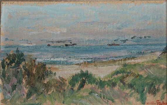 William Stuhr‏ | View from Skagen Beach (1900) | MutualArt