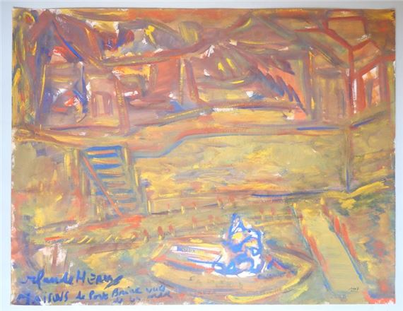 Jean Claude Hervy | Collection of 35 mixed techniques on paper, most ...