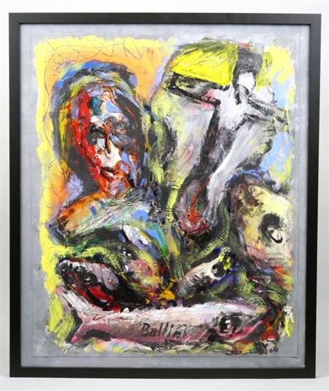 Gilles Ballini | Still life with fish and crucifix | MutualArt