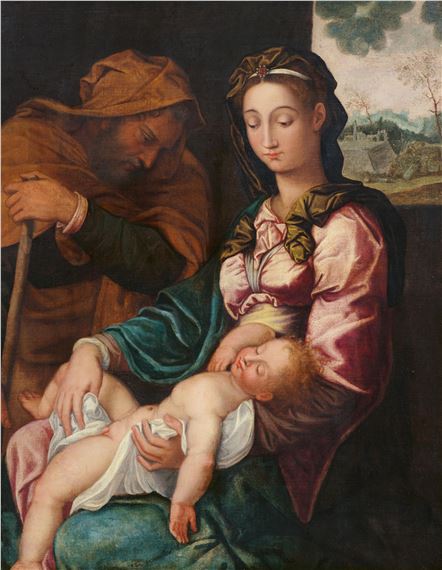 Flemish School, 16th Century | The Holy Family (16th Century) | MutualArt
