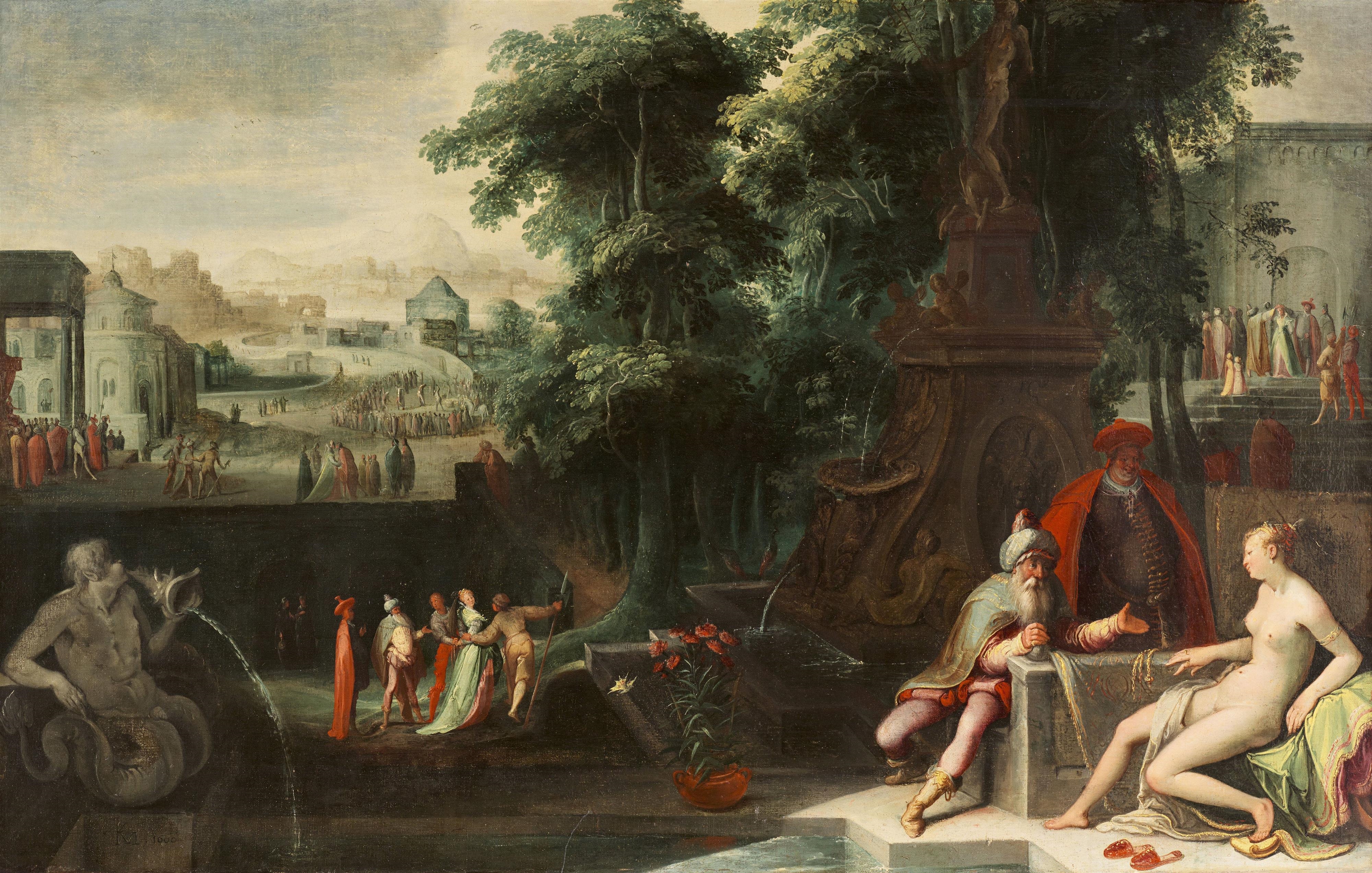 Karel Van Mander | Susanna and the Elders (1600) | MutualArt