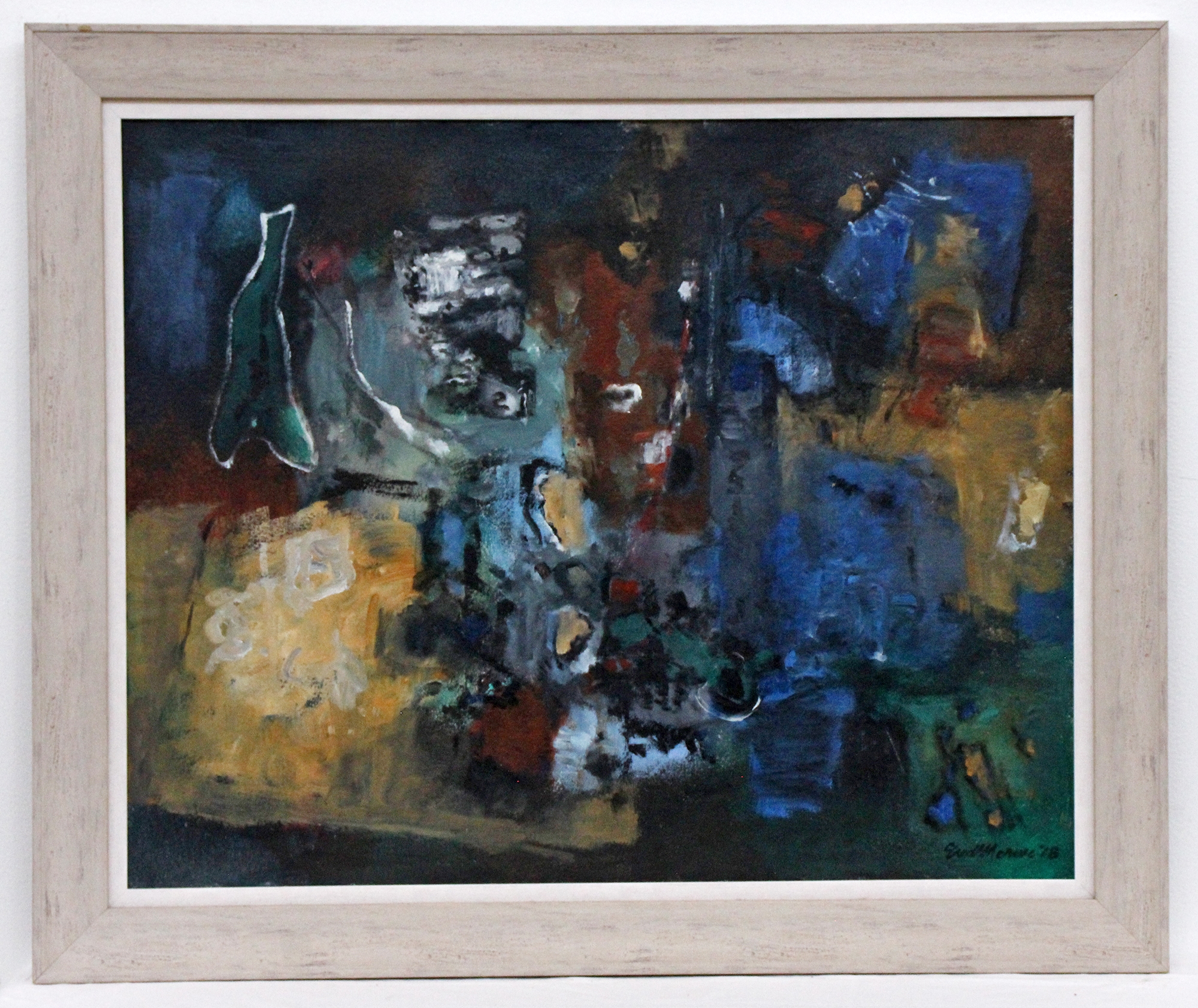 Eben Merwe | BLOU EN OKER NOSTALGIE (18) | MutualArt