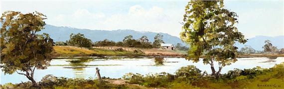 John Hingerty | River Scene | MutualArt