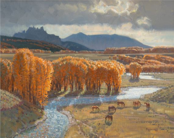 Wayne E. Wolfe | Wayne Wolfe (American, b. 1944) Castles, Cottonwoods ...