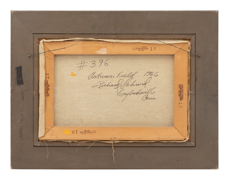 Richard Alan Schmid | Richard Schmid (American, 1934-2021) Autumn Field ...