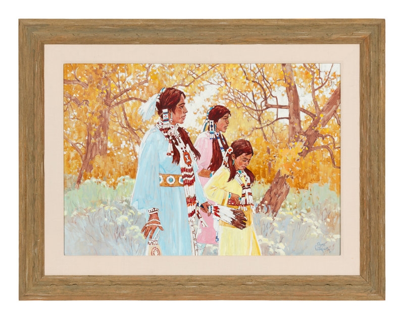 Ross Stefan | Ross Stefan (American, 1934-1999) Nambe Gold | MutualArt