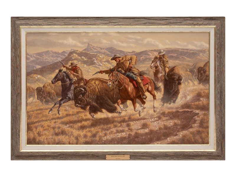 Joe Grandee | Joe Grandee (American, b. 1929) Indian Meat For The Camp ...