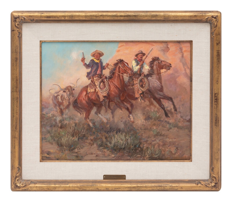 Joe Beeler | Joe Beeler (American, 1931-2006) The Rustlers | MutualArt