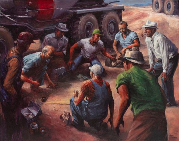 Andy Thomas | Andy Thomas (American, b. 1957) Lunch Break | MutualArt