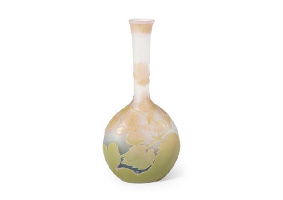 Gallé | Vase with design of Geranium | MutualArt