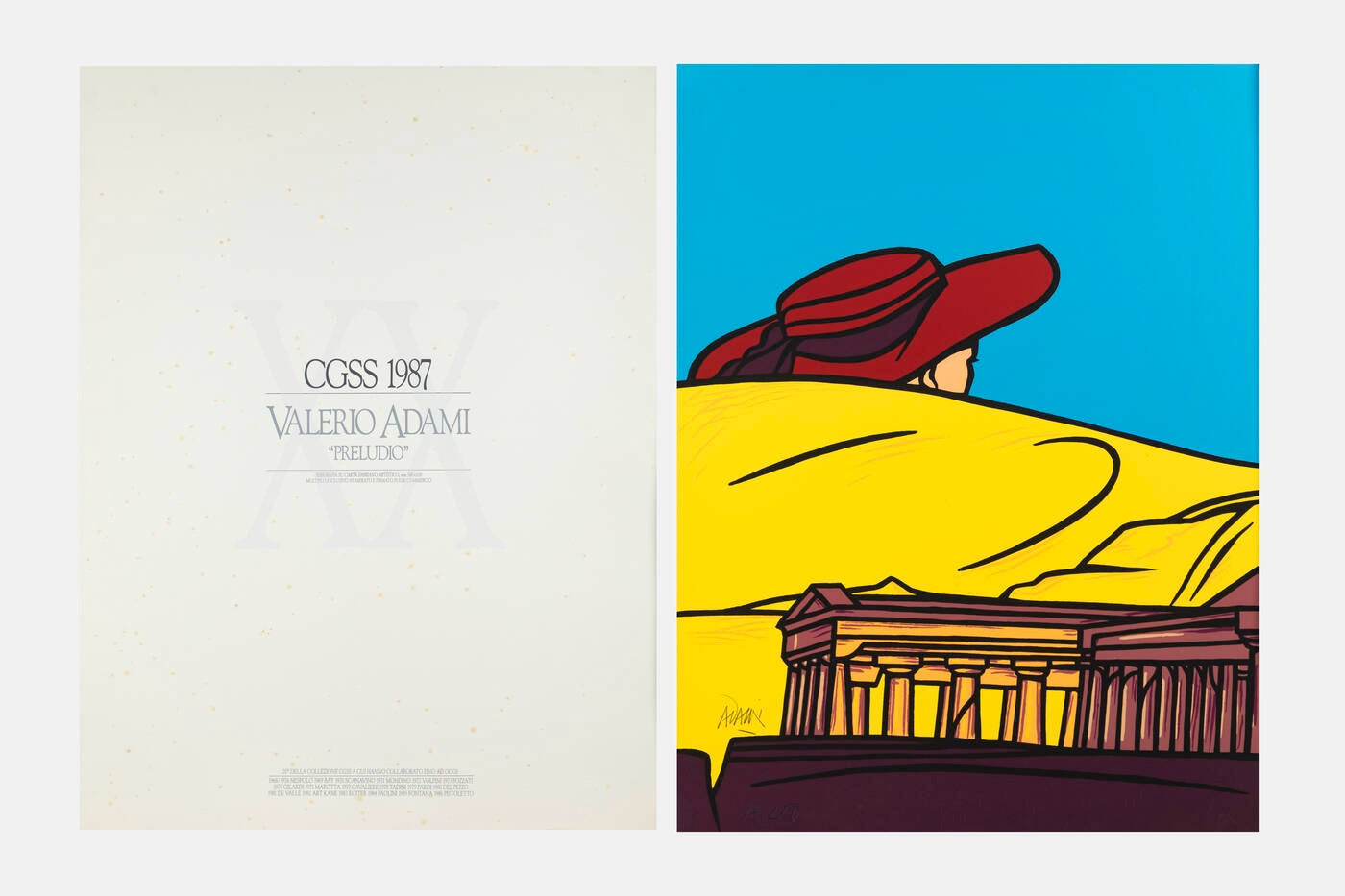 Valerio Adami | Preludio (1987) | MutualArt