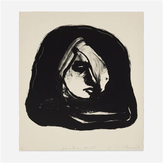 Nathan Oliveira | Variation Head IV (1964) | MutualArt