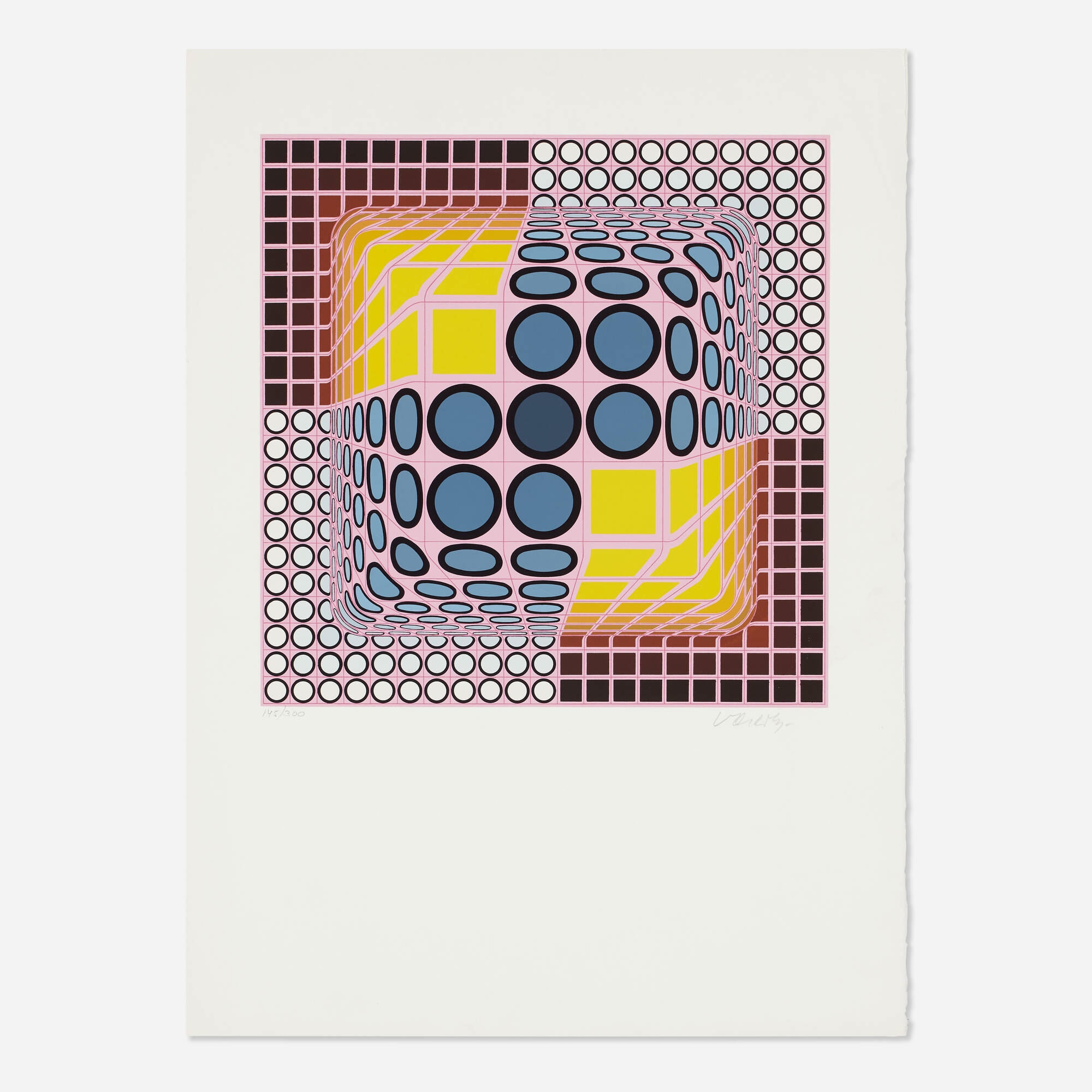 Victor Vasarely | Jenge (1980) | MutualArt