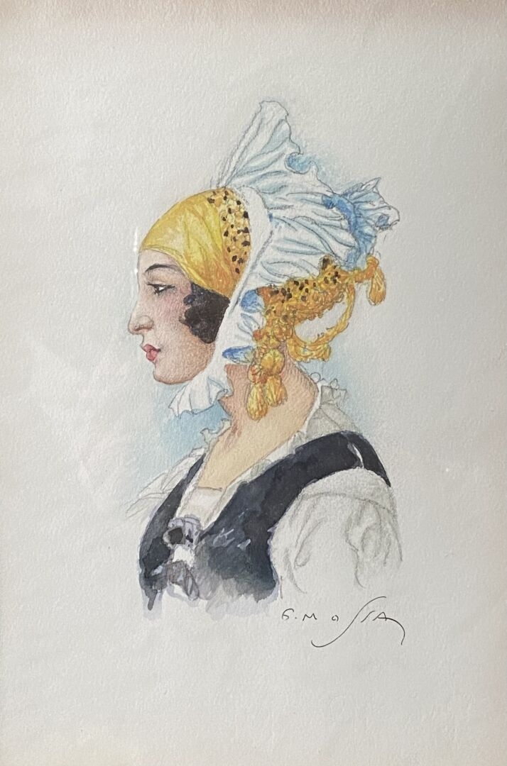 Gustave Adolphe Mossa | LA JUNGFRAU (1912) | MutualArt