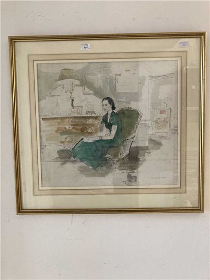 John Stanton Ward | John Ward (1917-2007): British School portrait of ...