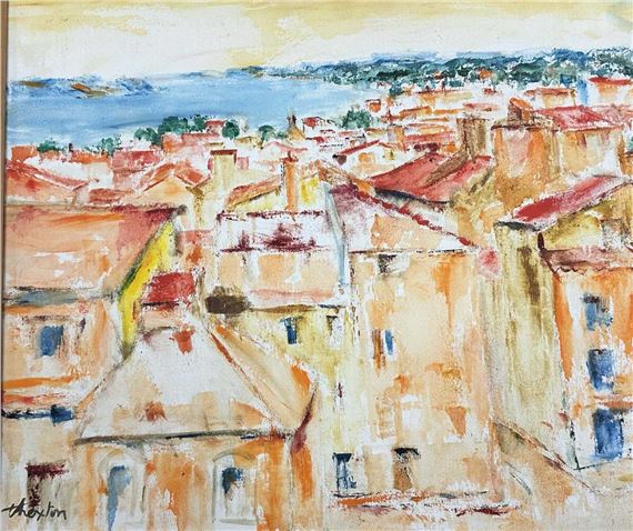 Ronald Thexton | Ronald Thexton British 1916 - 2002: Acrylic on canvas ...