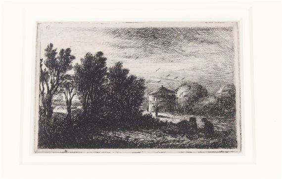 Samuel Palmer | figures in a landscape | MutualArt