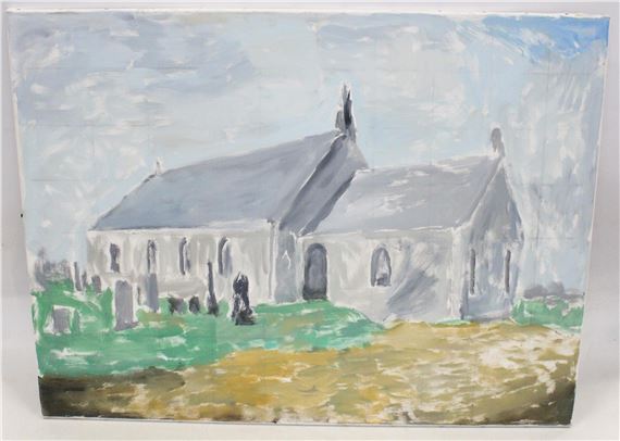 Eric Ritchie | untitled church and graveyard | MutualArt