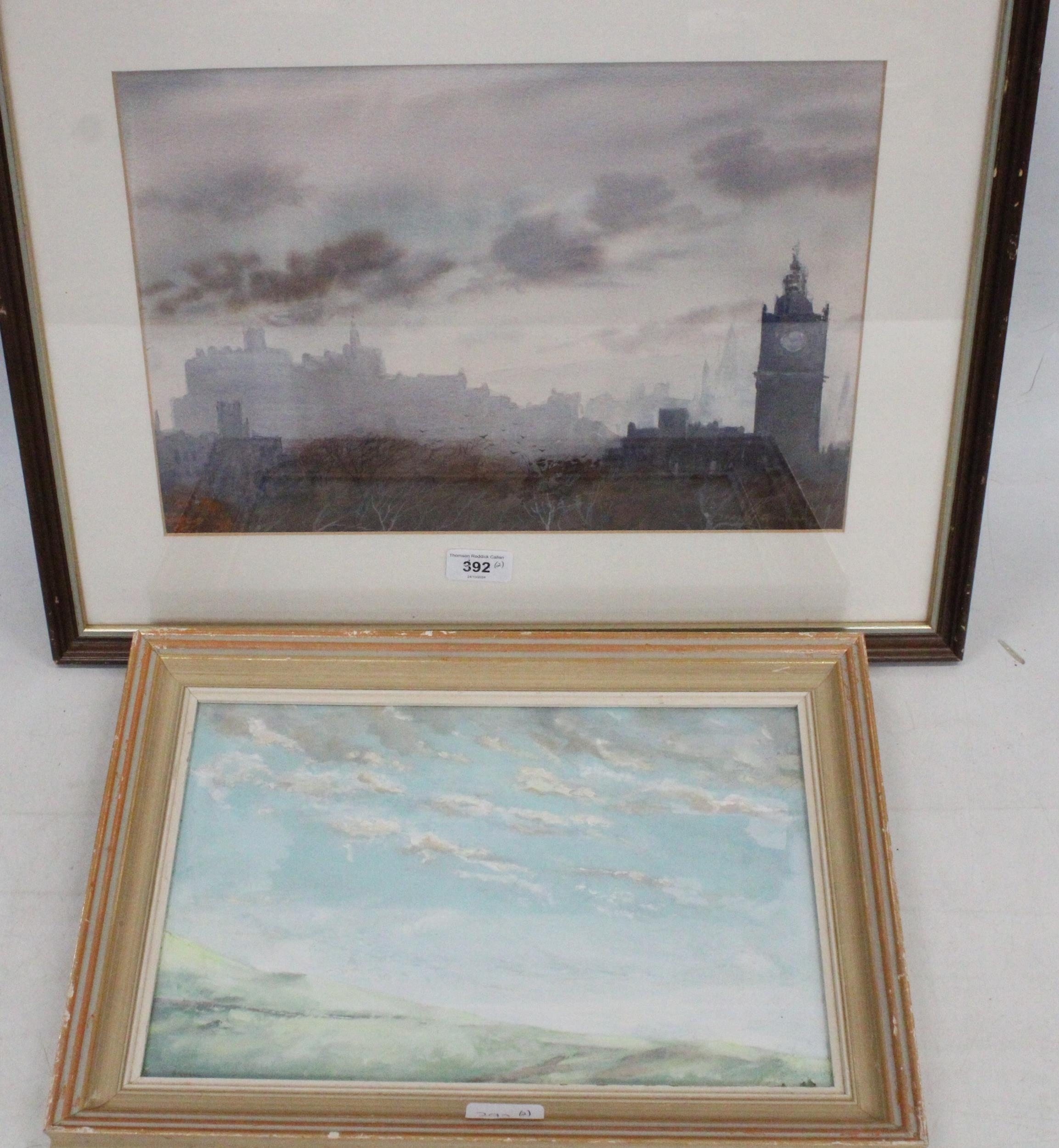 David Graham | Edinburgh Castle and Balmoral Clock Tower skyline ...