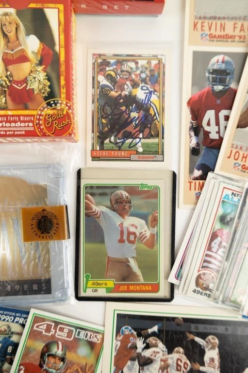 Francisco | Large Lot of SF 49ers 80’s/90’s Memorabilia (1992) | MutualArt