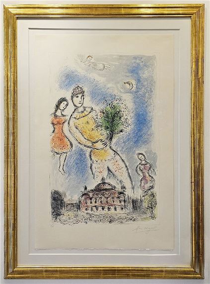 Marc Chagall | In The Sky Of The Opera (1980) | MutualArt
