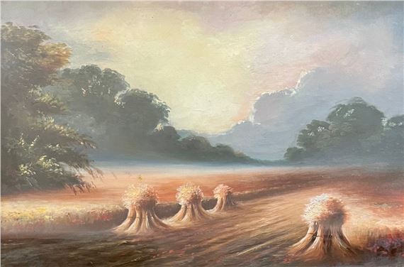 Frederick Bamber | Frederick Bamber (British, 20th Century), large oil ...