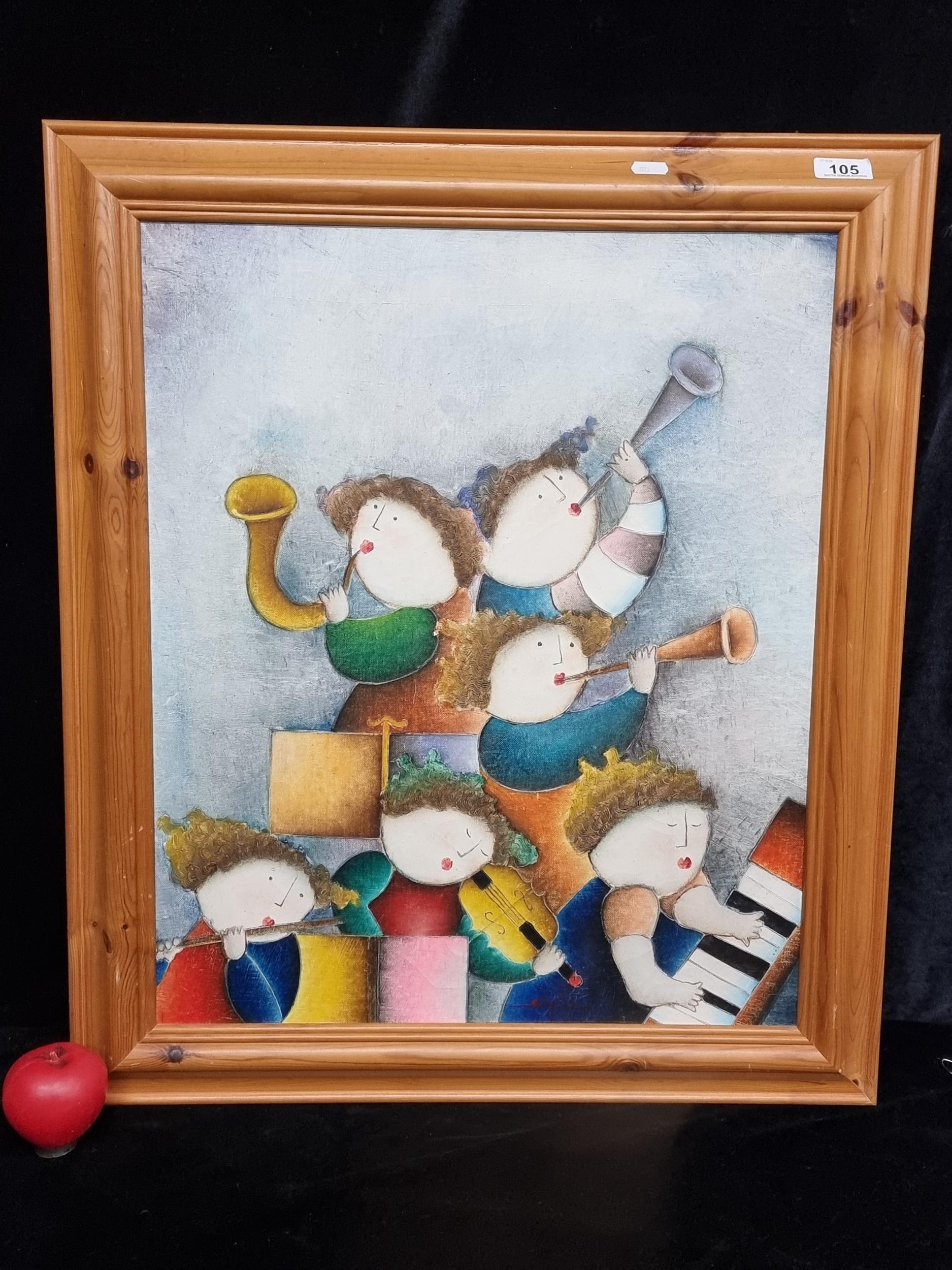 Joyce Roybal | A joyful oil on canvas painting after Joyce Roybal ...