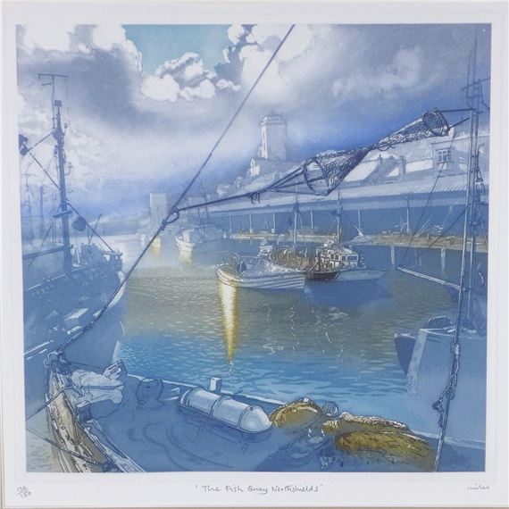 Gordon Miles | THE FISH QUAY NORTH SHIELDS | MutualArt