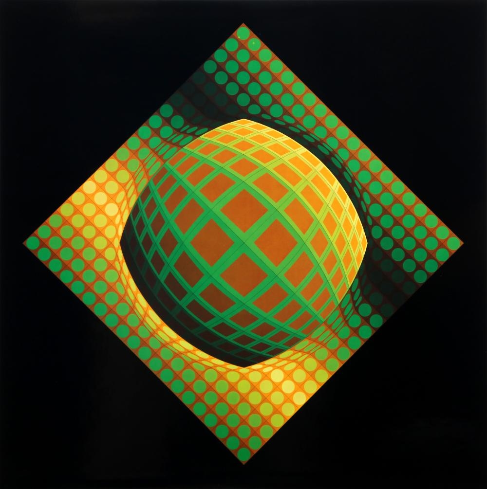 Victor Vasarely | Vega Zett OI (1974) | MutualArt