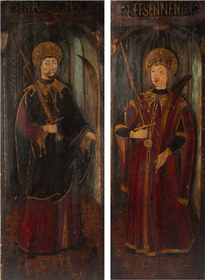 Dutch School, 15th Century | A PAIR OF DUTCH ST ABDON AND ST SENNEN ...
