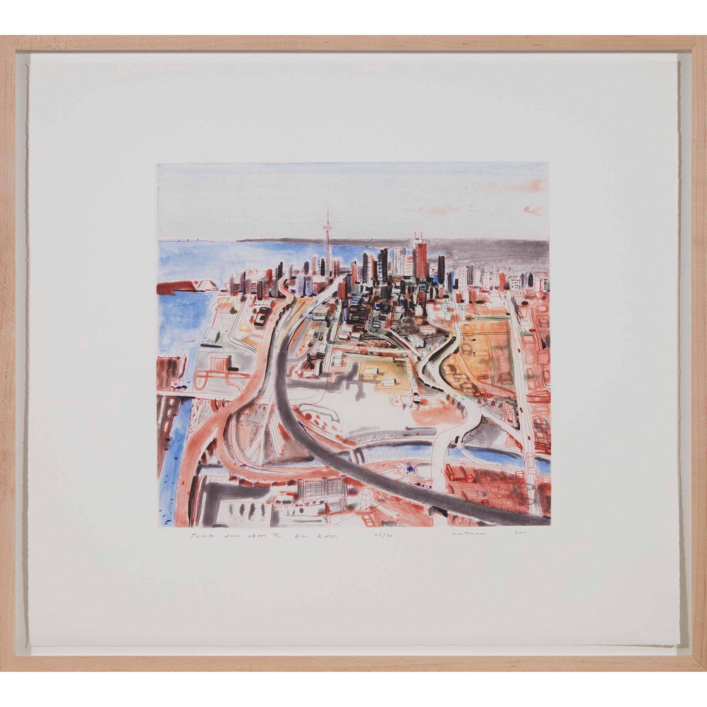 John Hartman | TORONTO FROM ABOVE THE DON RIVER (2011) | MutualArt