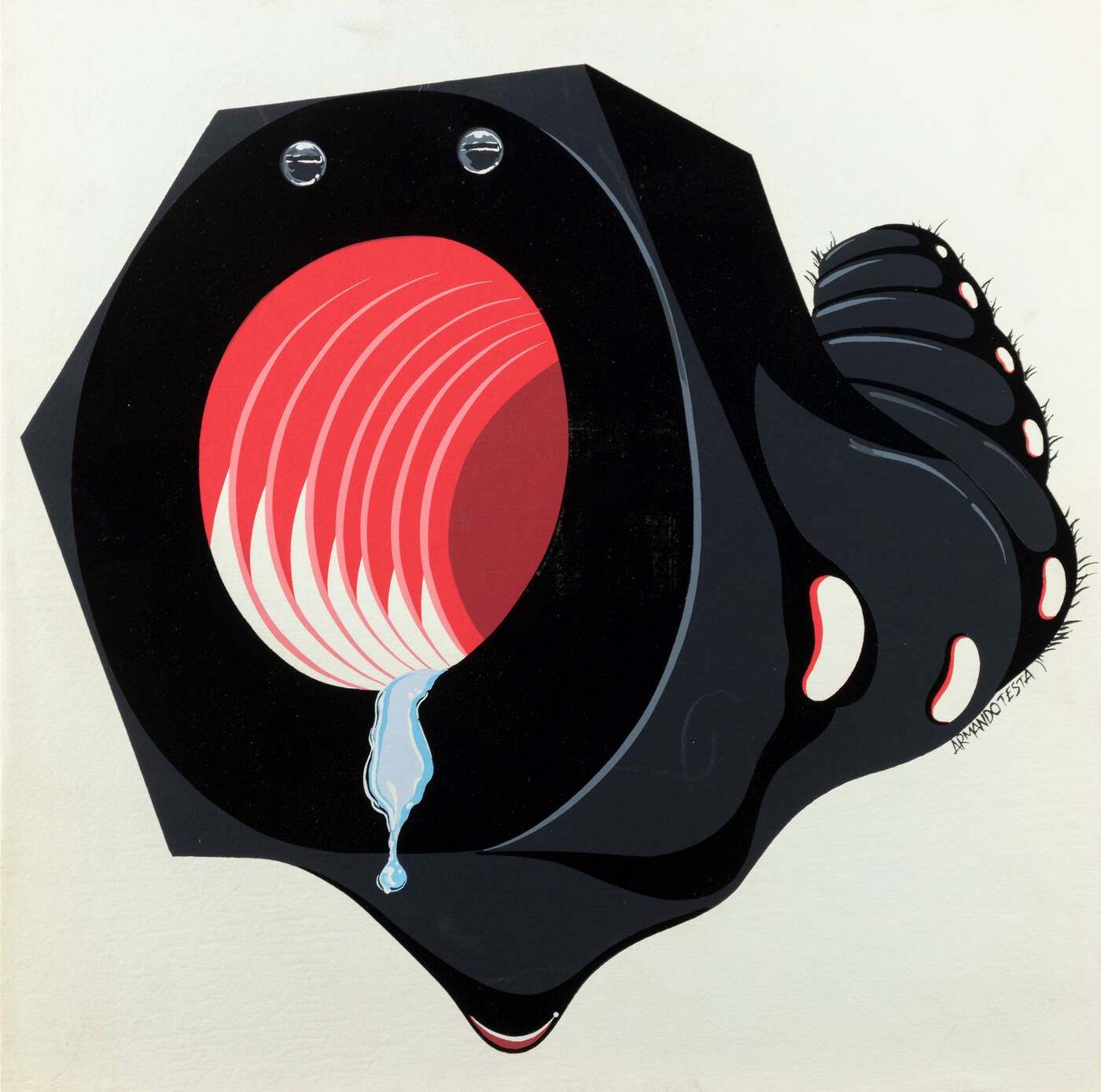 Armando Testa | Bruco allarmato | MutualArt