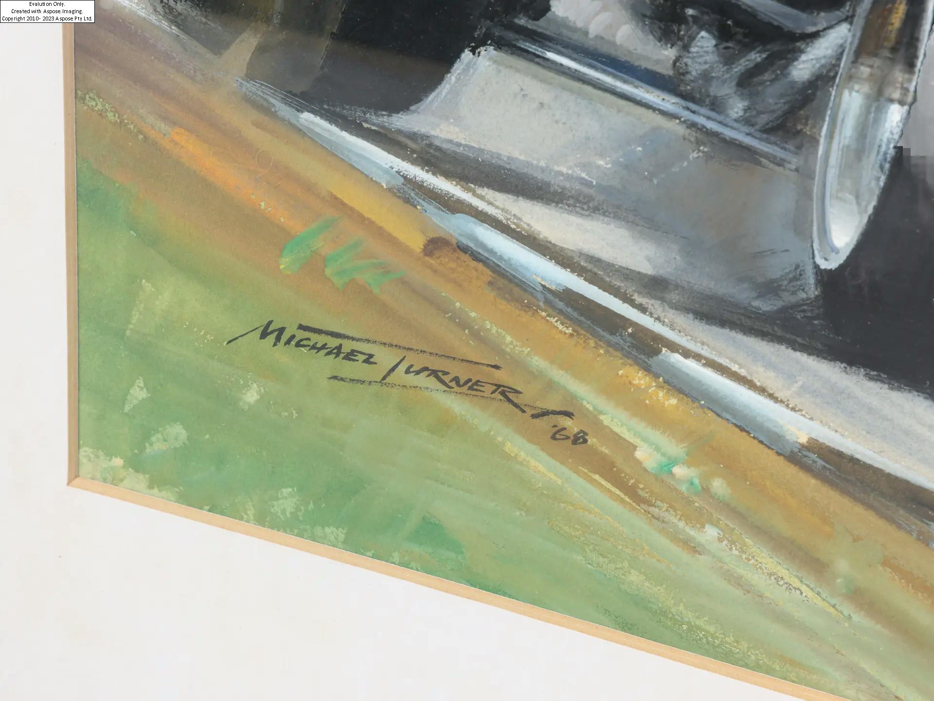 Michael Turner | 1968 British Grand Prix Painting by Michael Turner ...