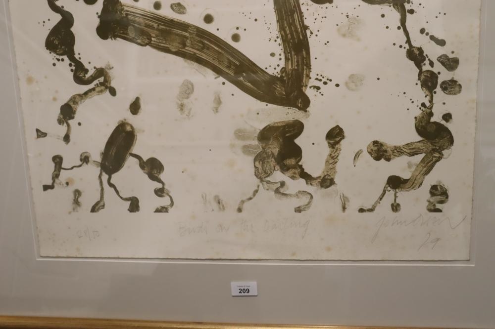 John Olsen | planographic- Birds of the Darling 28/50 on cream wove ...