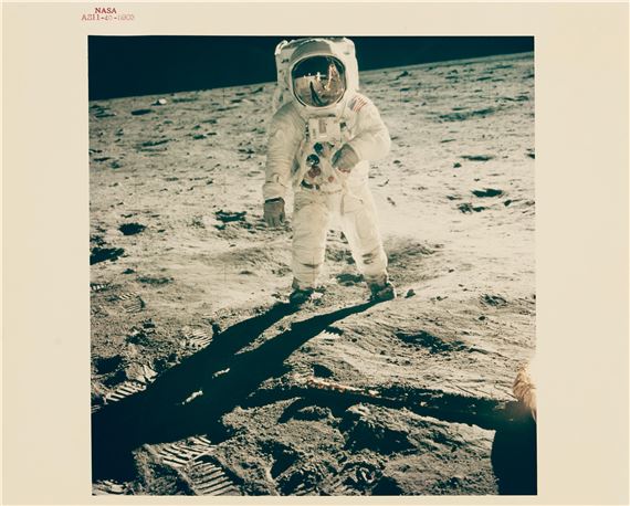 Neil Armstrong | APOLLO 11: ALDRIN'S VISOR IMAGE (19) | MutualArt