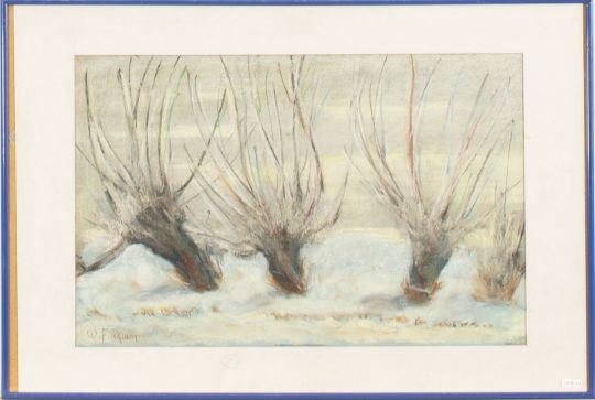 Wilhelm Facklam | Kopfweiden im Winter | MutualArt