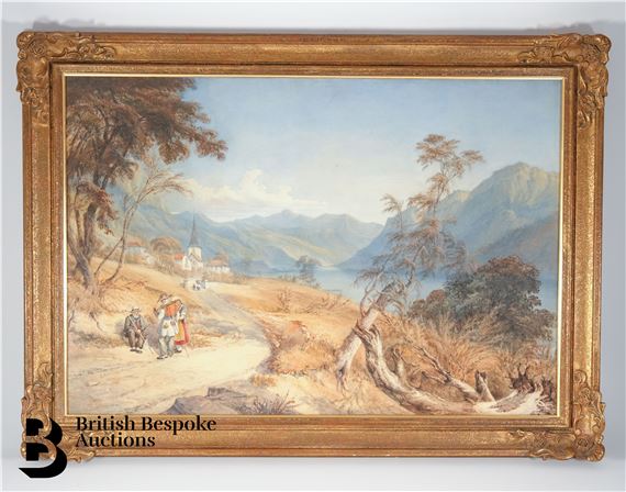 George Walwyn Shepheard | Lake Geneva looking towards Vevey (1883 ...