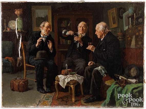 Louis Charles Moeller | Louis Moeller (American 1855-1930) oil on ...