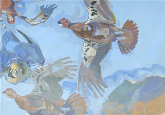 Andrew Haslen | Grouse Hawking | MutualArt