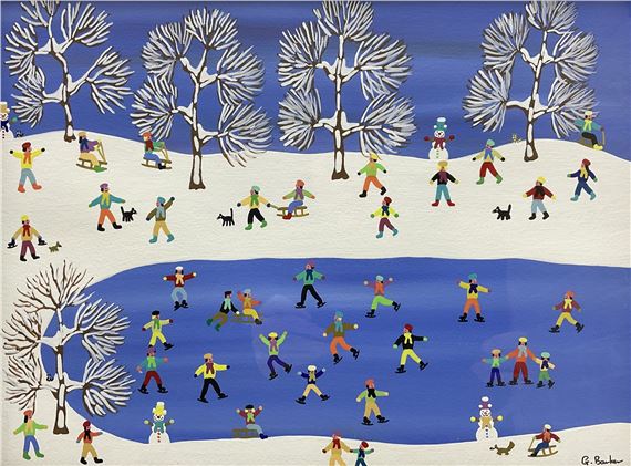 Gordon Barker | Out in the Snow | MutualArt