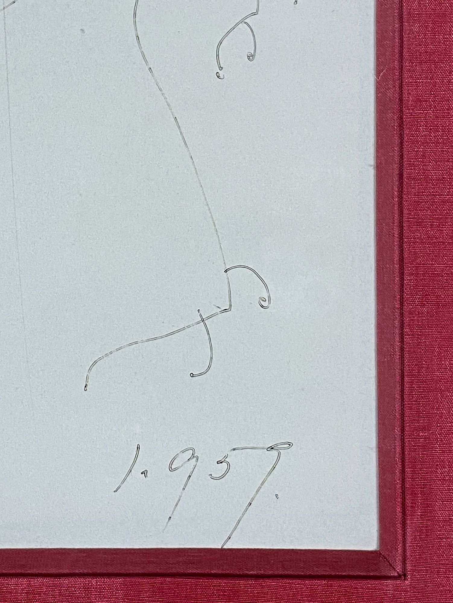 Joan Miró | Joan Miro Pencil Drawing (1959) | MutualArt