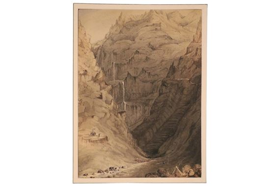 Augusta Sarah Napier | Augusta Sarah Napier Watercolour depicting the ...