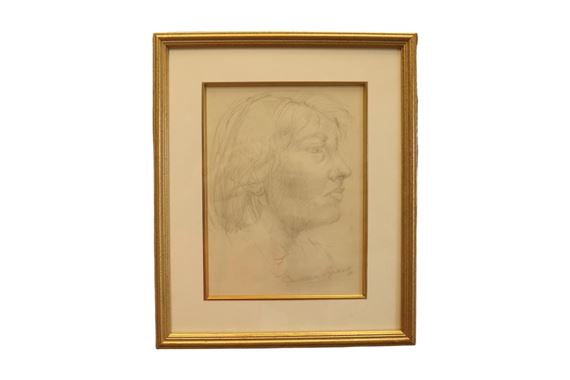 Duncan Grant | portrait of an unknown lady sitter (1960) | MutualArt