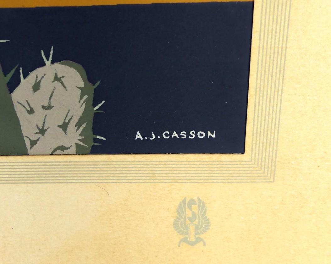 Alfred Joseph Casson | Still Life with Flowering Cactus | MutualArt