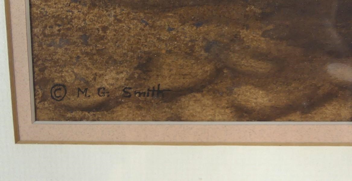 G. Smith | An original watercolour on paper depicting a young fawn ...