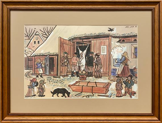 Josef Lada | Zabijačka | MutualArt