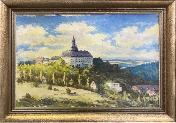 Jan Sládek | Krajina se zámkem | MutualArt