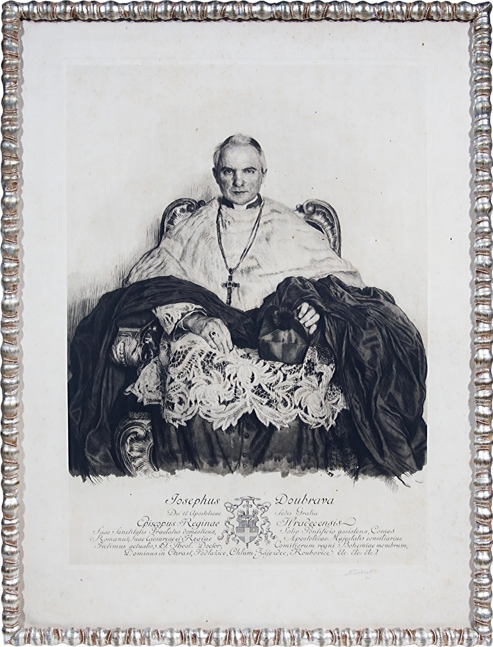 Max Švabinský | Biskup Josef Doubrava | MutualArt