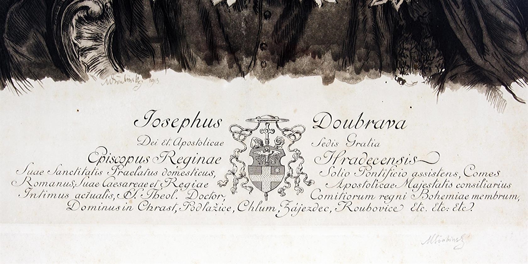 Max Švabinský | Biskup Josef Doubrava | MutualArt